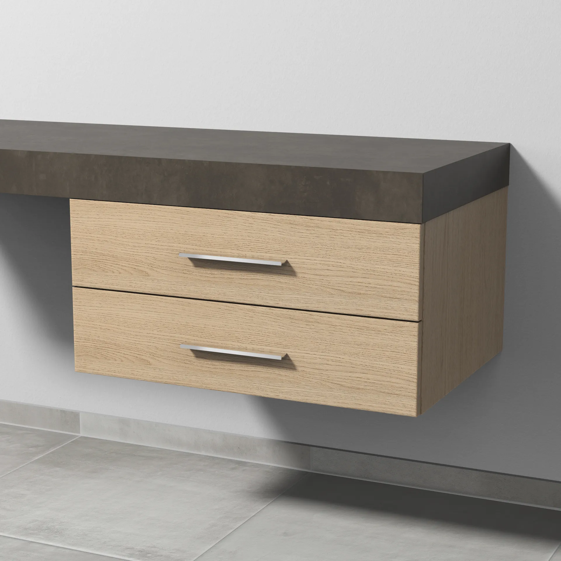 Unterschrank 2morrow (G1212) 340x700x520 Anthrazit-Matt online kaufen